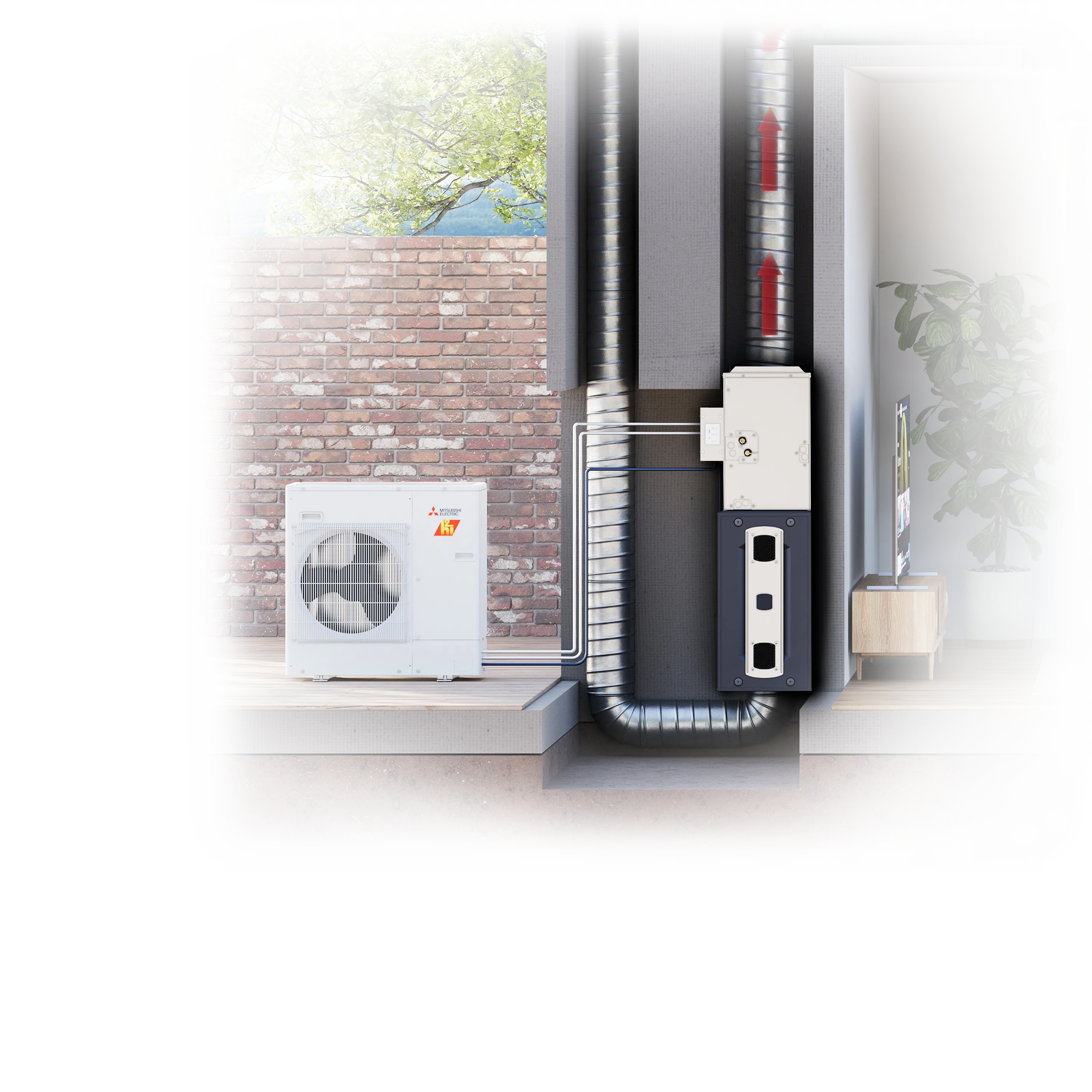 intelli-HEAT Dual Fuel System | Mitsubishi Electric HVAC US